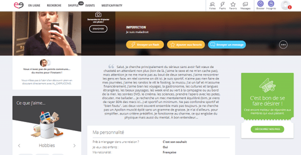 Profil Meetic : astuces et conseils pour un profil et une description ...